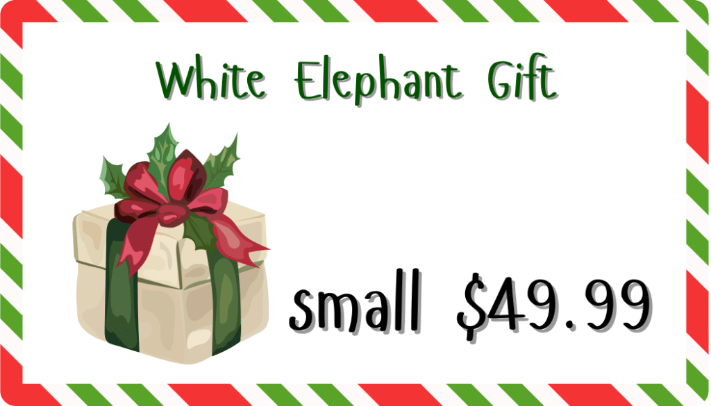 Small White Elephant Gift - My Bestie